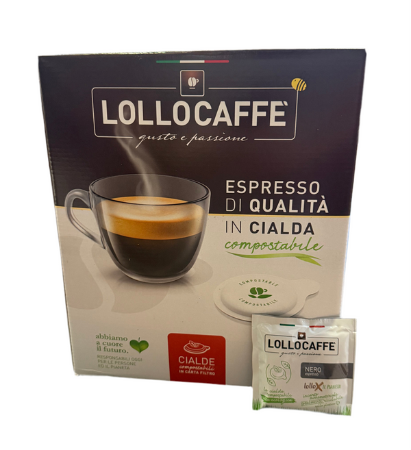 Lollo Caffè E.S.E. Pods Black | Intense and Creamy Espresso – Mia Caffè ...
